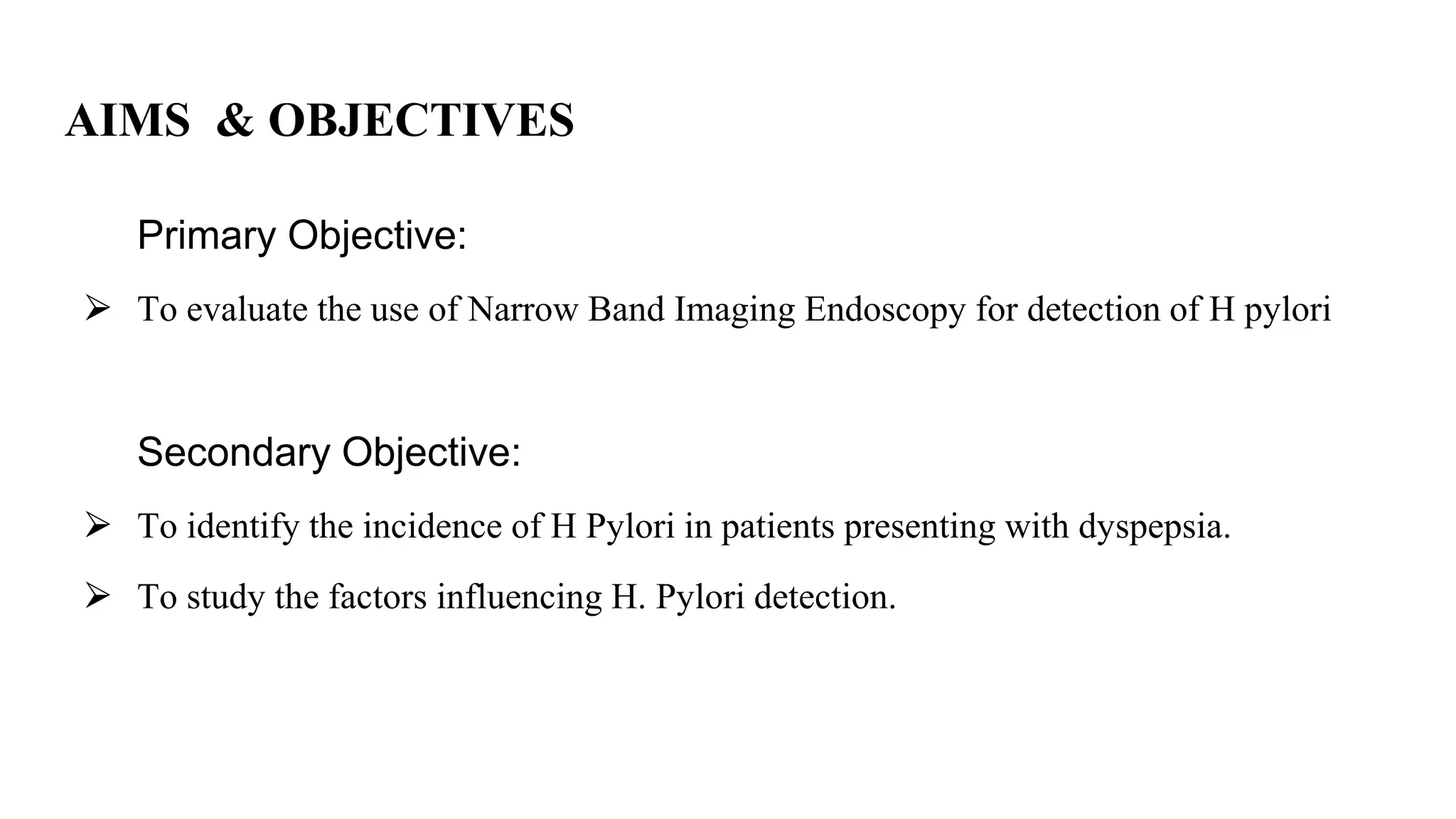 “Efficacy and feasibility of Narrow Band Imaging Endoscopy for ...