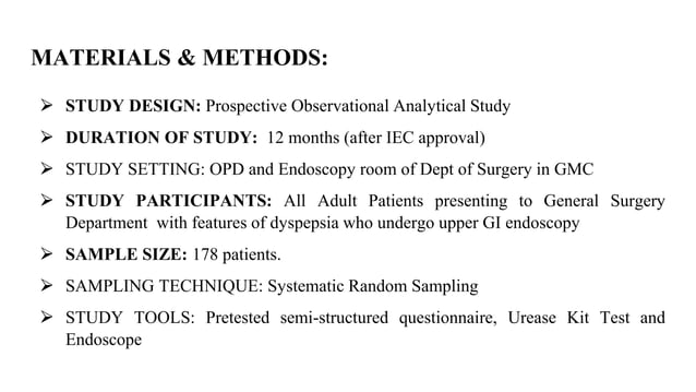 “Efficacy and feasibility of Narrow Band Imaging Endoscopy for ...