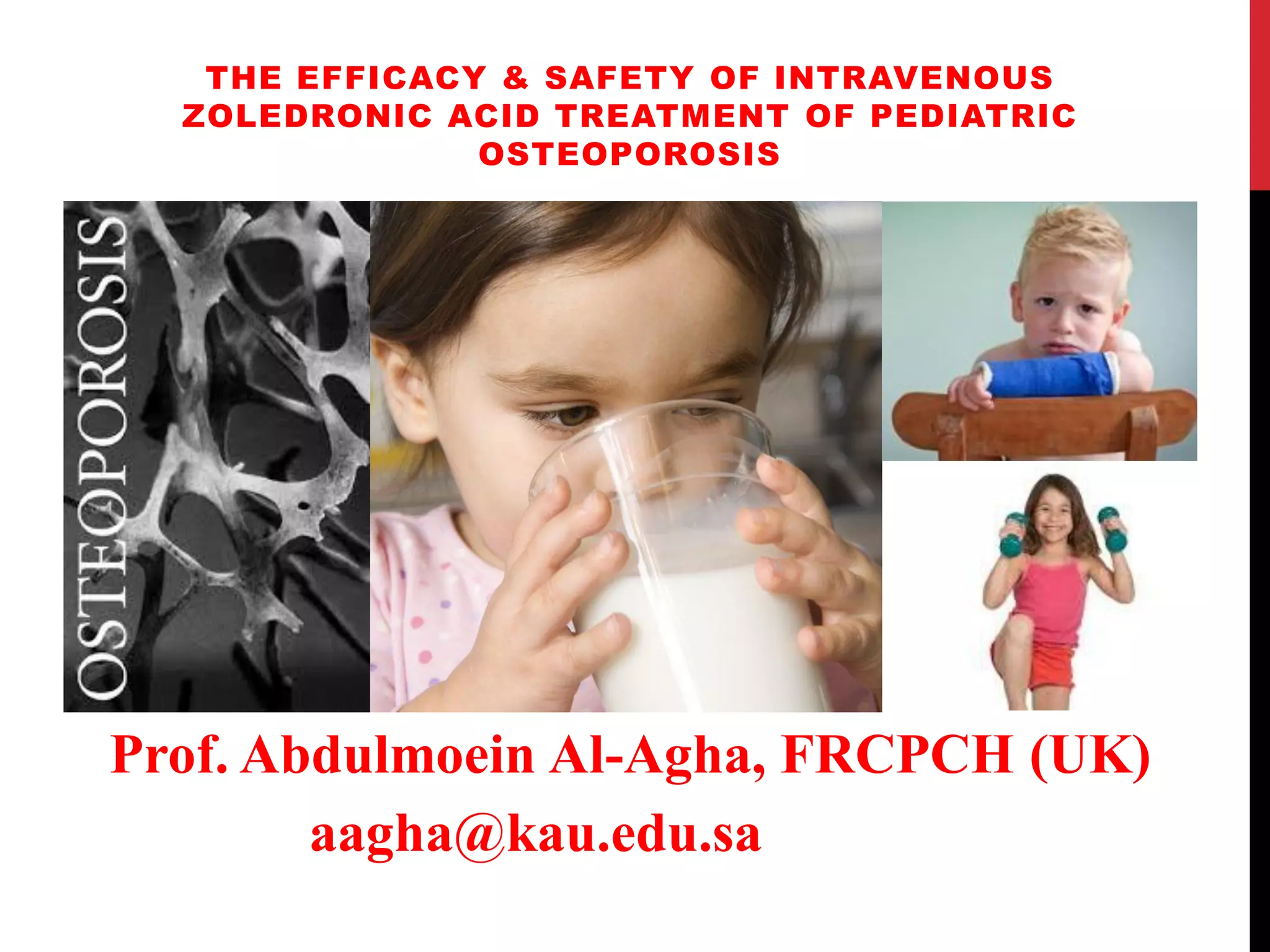 Efficacy,and safety of intravenous zoledronic acid in treatment+of ...
