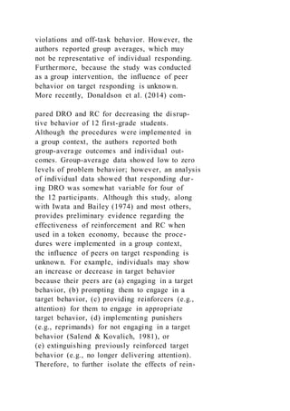 EFFICACY OF AND PREFERENCE FOR REINFORCEMENT ANDRESPONSE COS | DOCX
