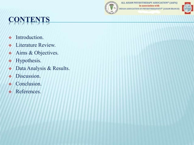 Efficacy of art (active release technique) in osteoarthritis of knee a pilot study | PPT