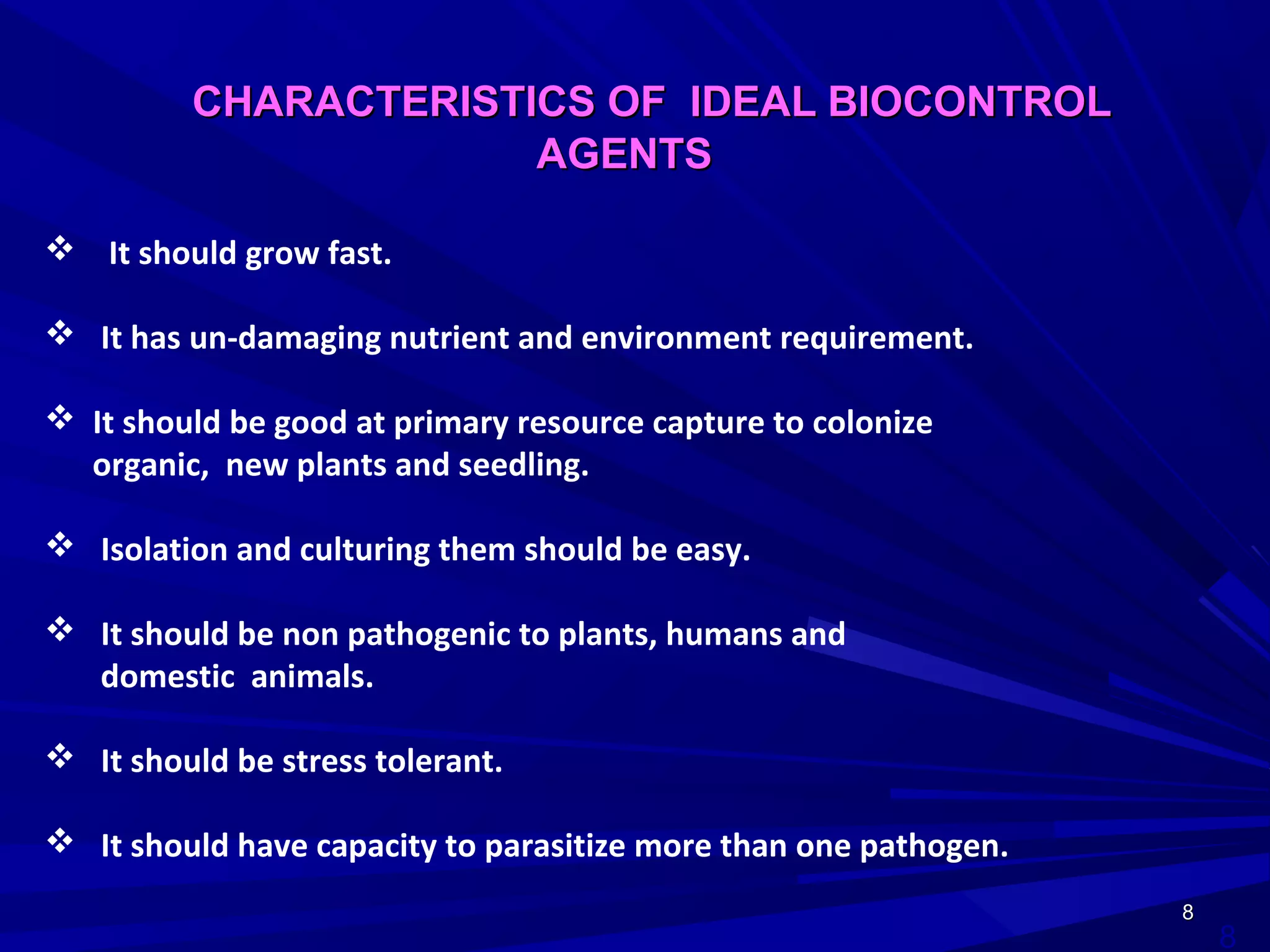 Efficacy of bacterial bioagents in the management of plant diseases | PPT