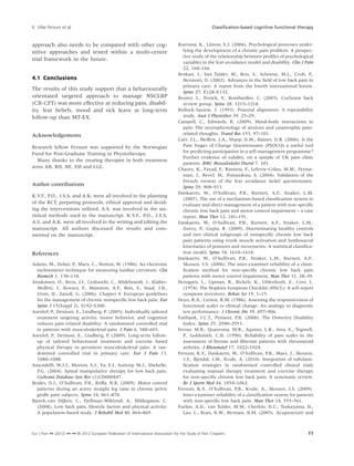 Efficacy of classification-based_cft_in_nsclbp | PDF | Physical Therapy ...