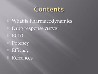 Efficacy and Potency of drug | PPT