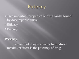 Efficacy and Potency of drug | PPT