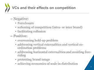 Efficiency Analysis in Vertical Restraints – OECD Secretariat – OECD ...