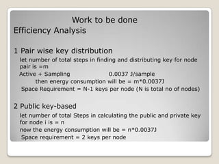 Efficiency analysis of public key management scheme for wsn using TinyOS | PPTX