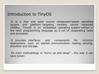 Efficiency analysis of public key management scheme for wsn using TinyOS | PPTX
