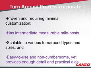 Efficiency and turnaround management | PPT