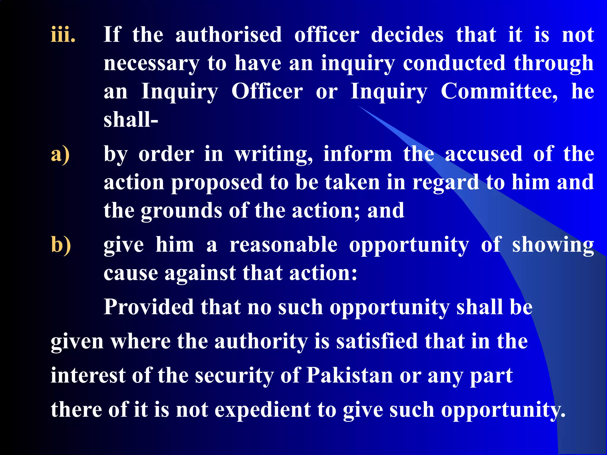 Efficiency & discipline rules by muhammad ejaz ghani from sti | PPT