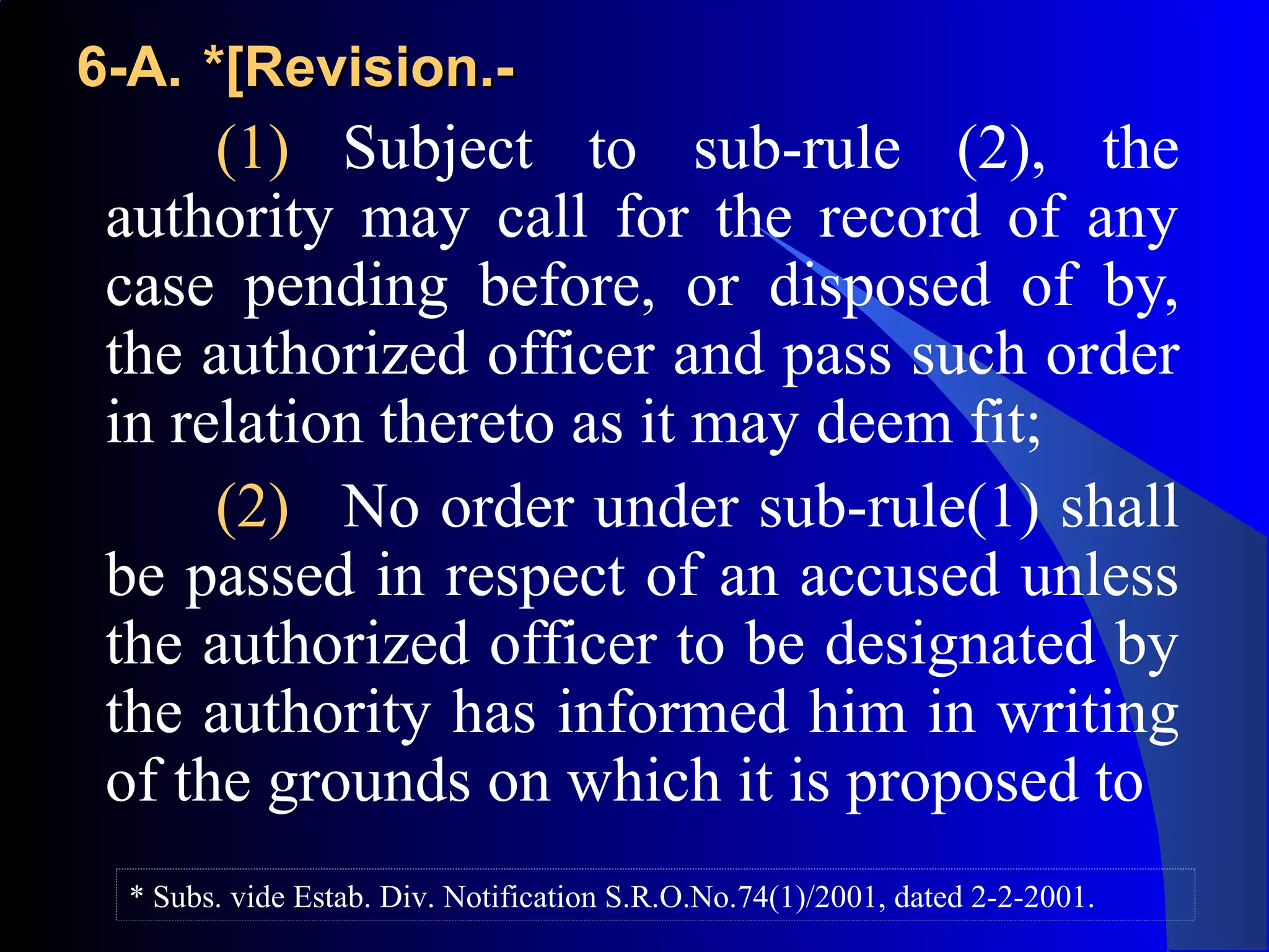 Efficiency & discipline rules by muhammad ejaz ghani from sti | PPT ...