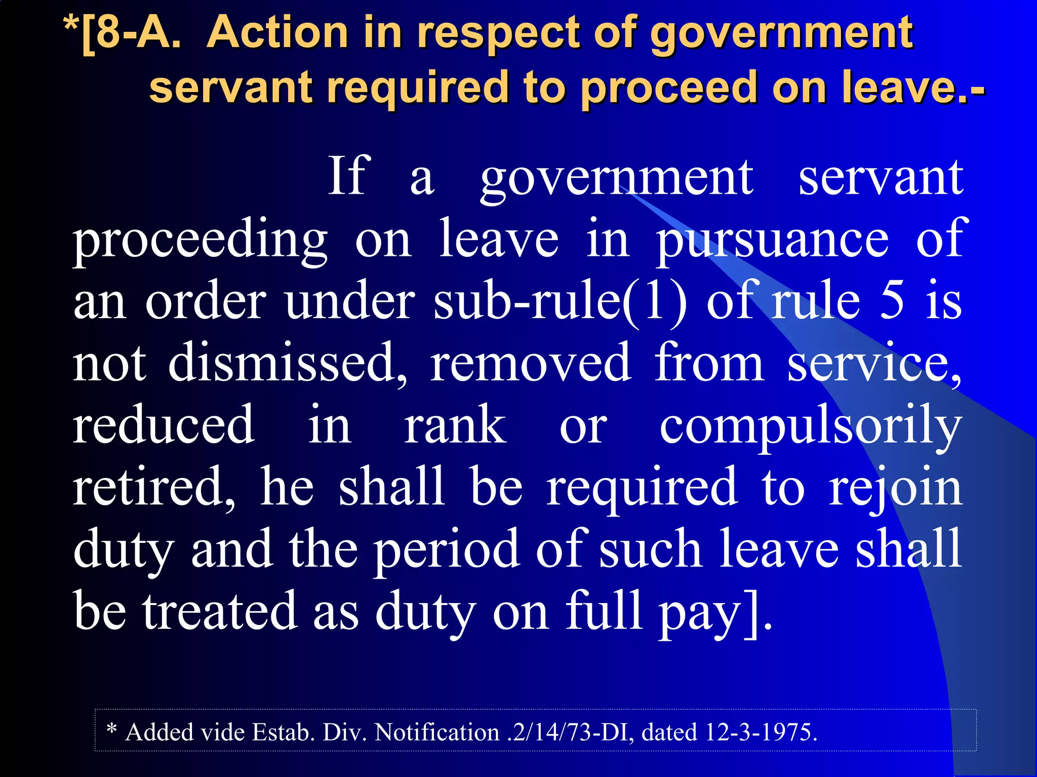 Efficiency & discipline rules by muhammad ejaz ghani from sti | PPT ...