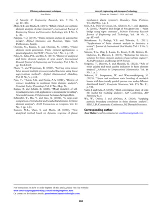 Efficiency enhancement techniques in finite element analysis navigating complexity for agile ...