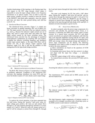 Efficiency evaluation of single phase solutions for ac-dc pfc boost converters for PHEVs | PDF
