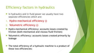 Pneumatic and hydraulic calculations for the detailed design work | PPT