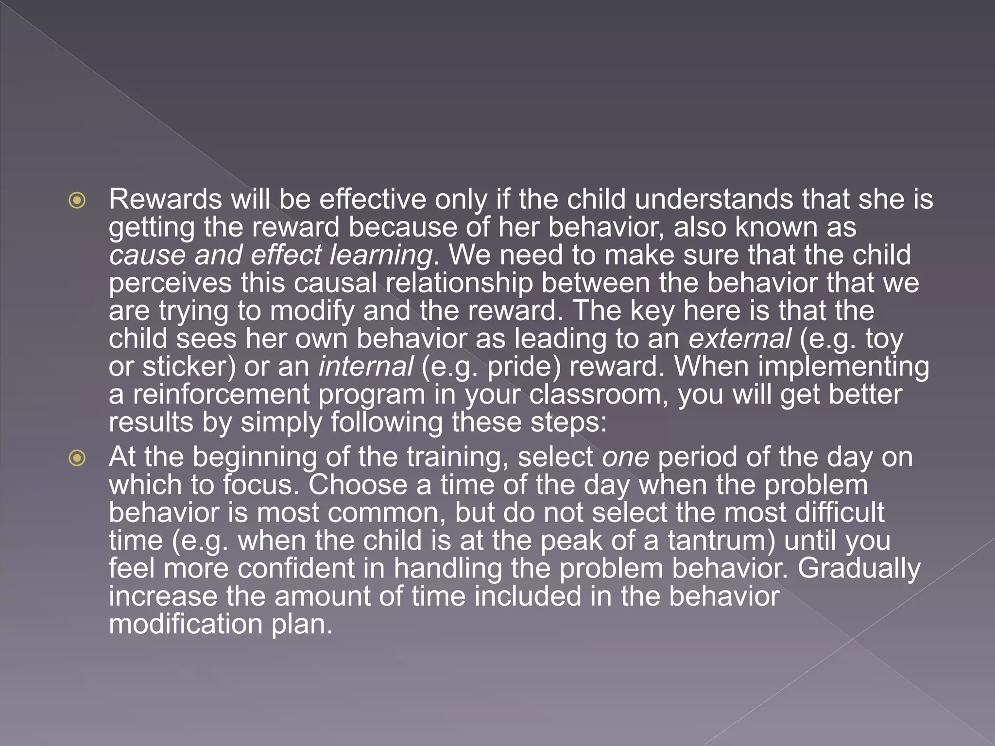 Increasing Our Efficiency in Giving Rewards to Students | PPTX