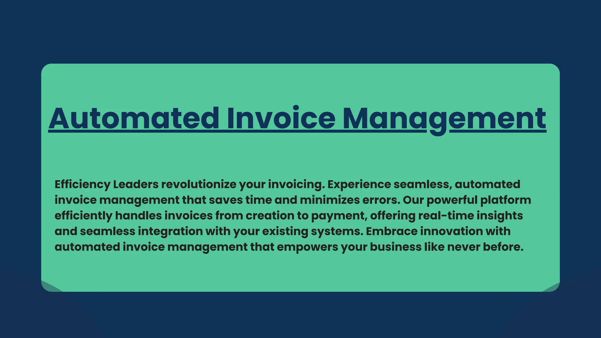 Automated Invoice Management | PDF