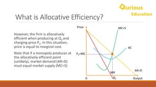 Market Efficiency Notes - A-level & IB Economics | PPT