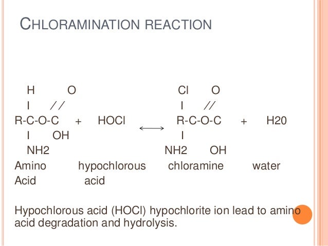 Efficiency of different concentration of sodium hypochlorite during