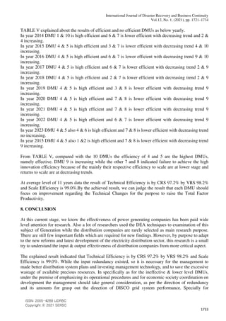Efficiency of Power Distribution Companies in Pakistan (Application of Non Parametric Approach ...