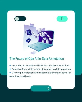 Efficiency, Precision, and Future Trends Data Annotation with Gen AI | PDF