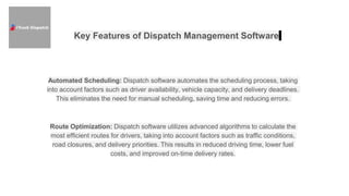 Efficiency Redefined: Transforming Dispatch Operations with Freight Tracking Technology | PPTX ...