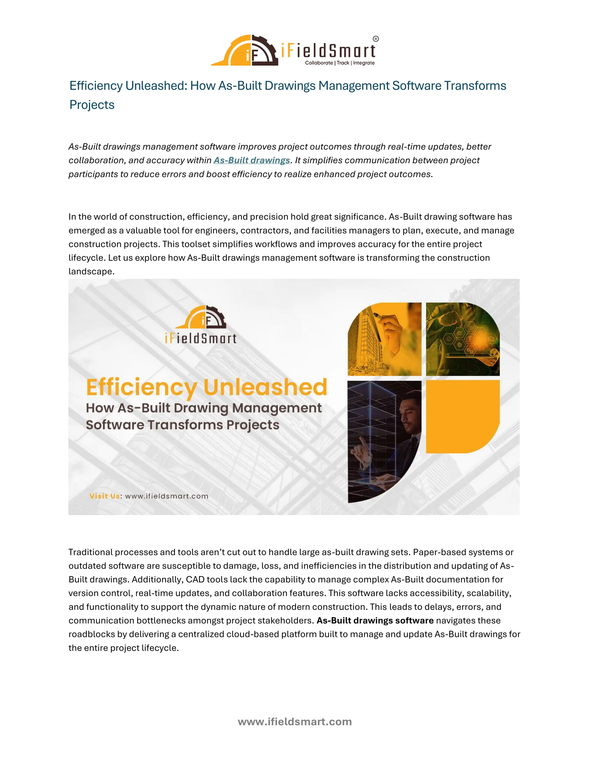 Efficiency Unleashed_How As-Built Drawing Management Software ...