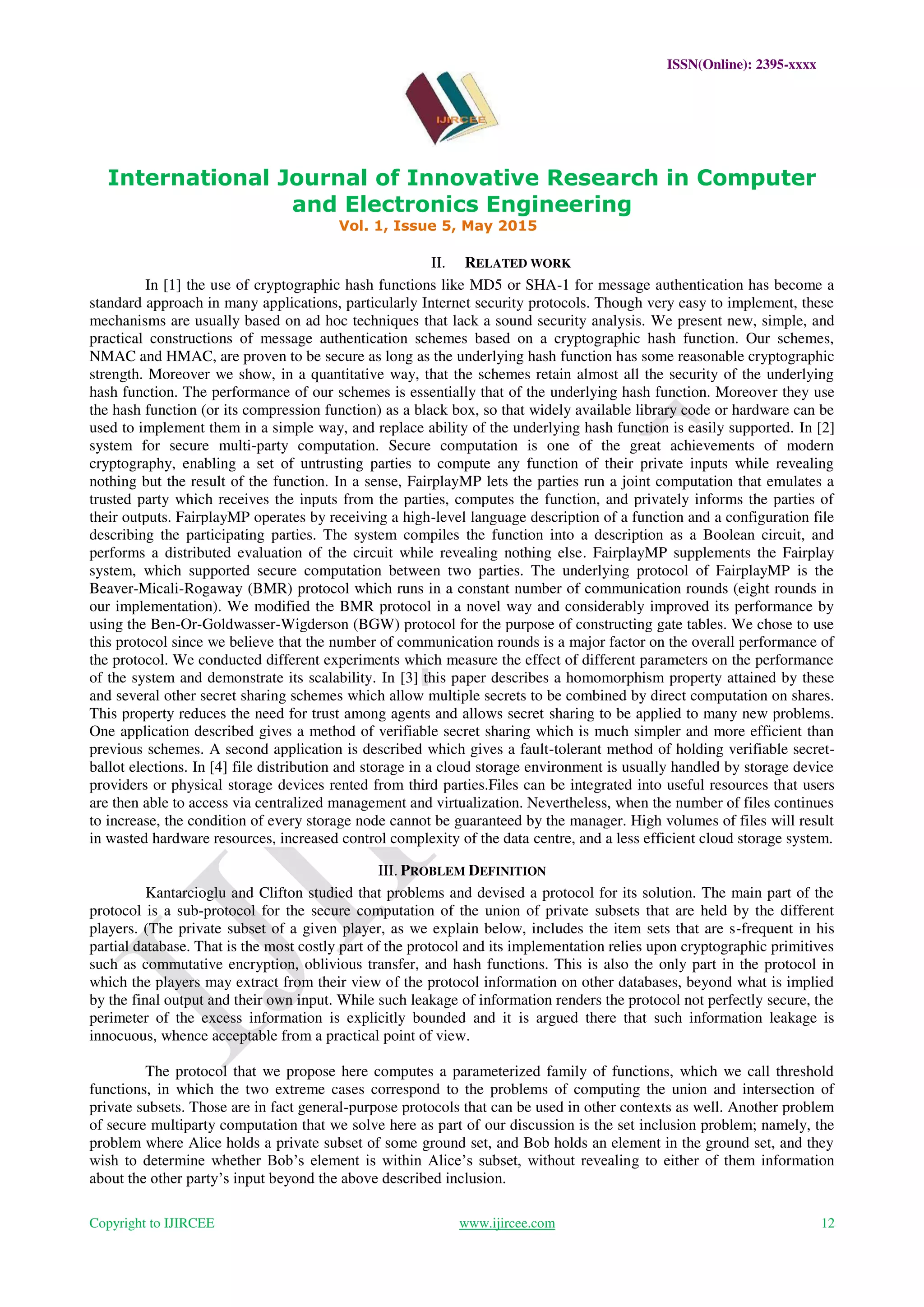 Efficient Data Mining Of Association Rules in Horizontally Distributed Databases | PDF