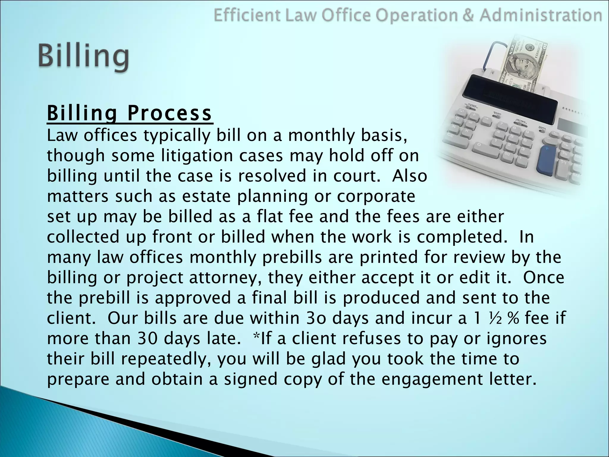 Law Office Administration & Organization | PPT
