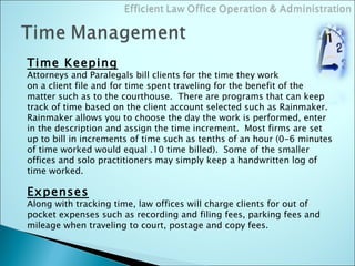 Law Office Administration & Organization | PPT