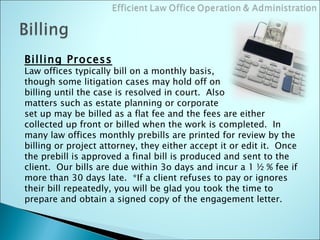 Law Office Administration & Organization | PPT