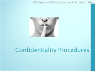 Law Office Administration & Organization | PPT
