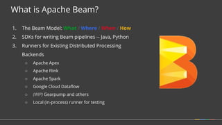 HBaseCon2017 Efficient and portable data processing with Apache Beam and HBase | PDF
