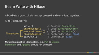 HBaseCon2017 Efficient and portable data processing with Apache Beam and HBase | PDF