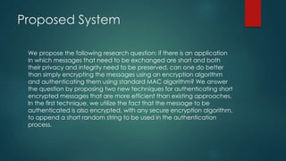 Efficient authentication for mobile and pervasive computing | PPT