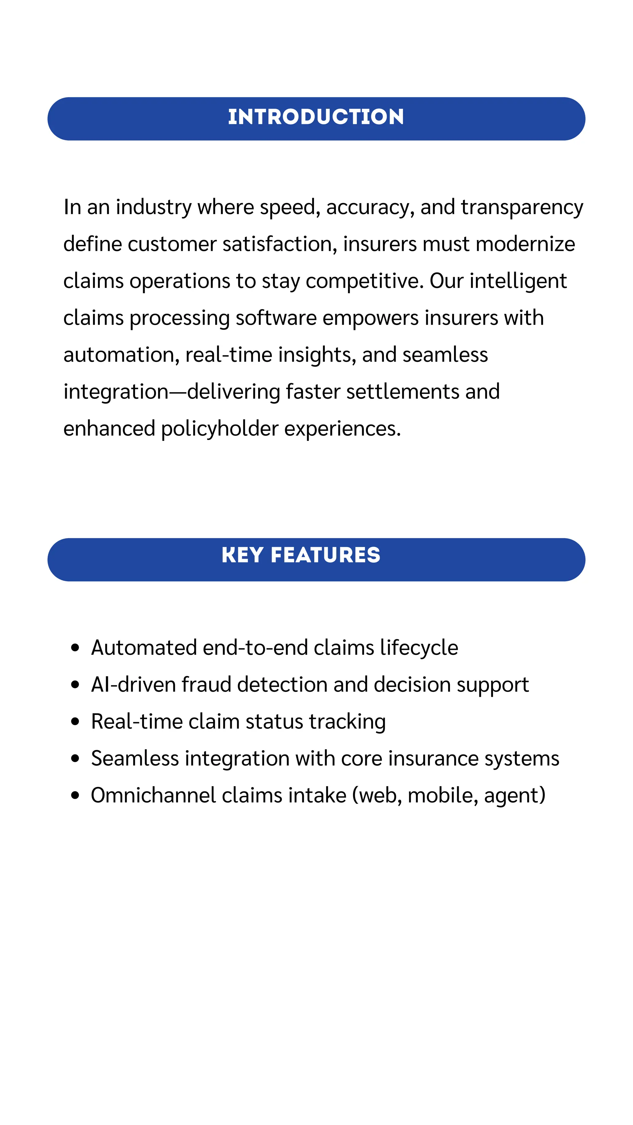 Efficient, Automated Claims Processing Software for Insurers | PDF