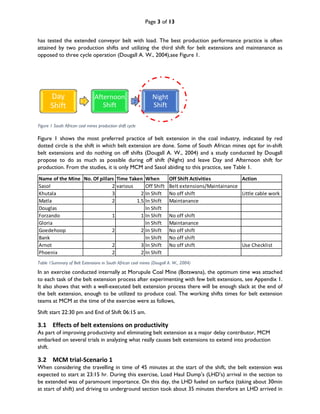 Efficient belt extension_process in Room and Pillar mining method | PDF