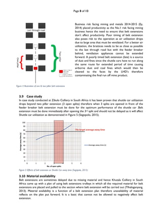 Efficient belt extension_process in Room and Pillar mining method | PDF