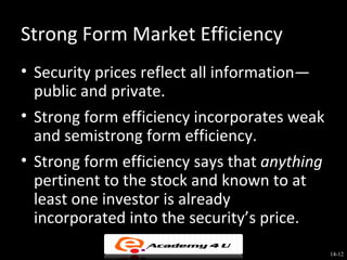 Efficient capital markets | PPT