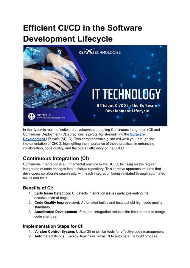 Efficient CI_CD in the Software Development Lifecycle.pdf