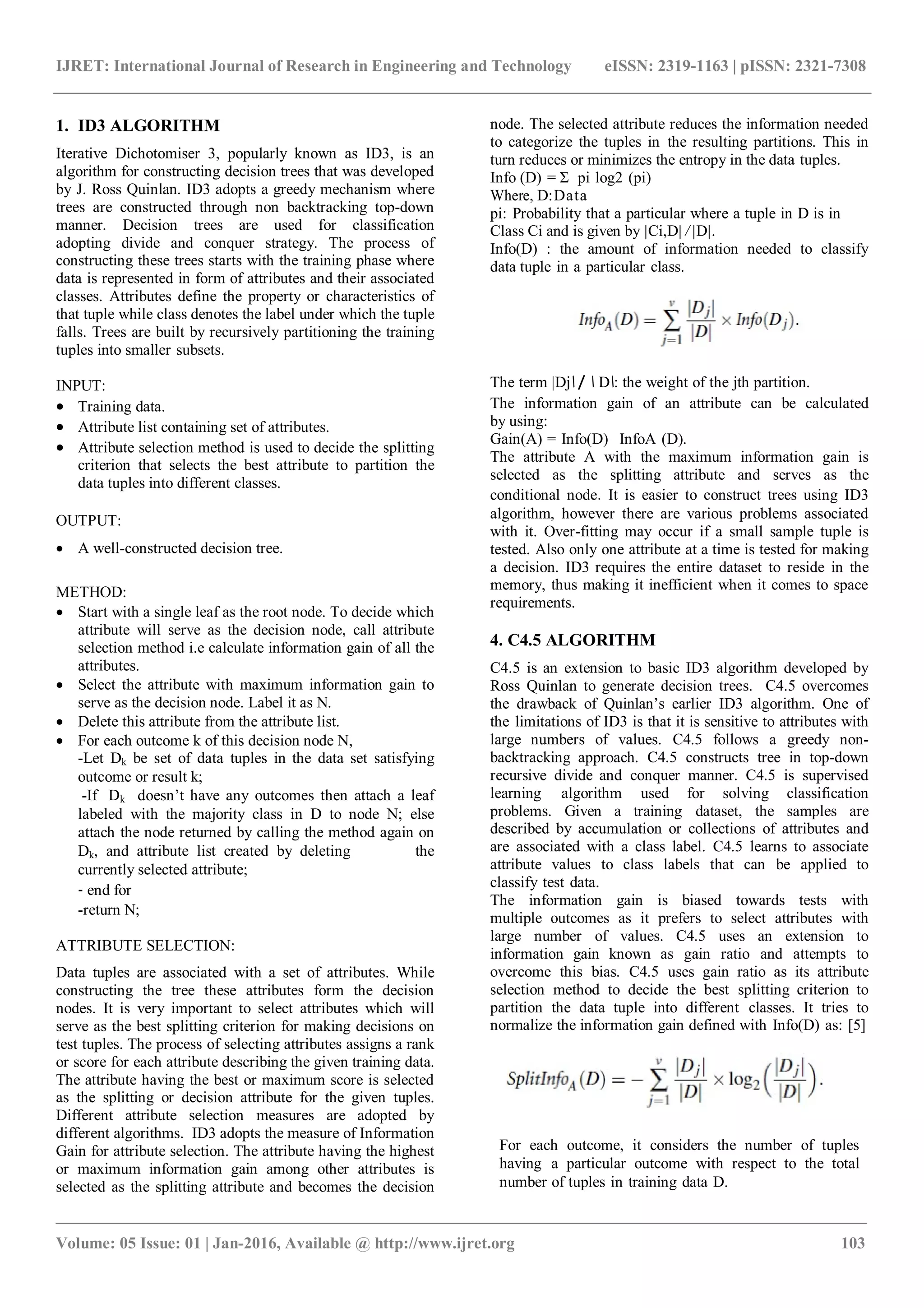 Efficient Classification Of Big Data Using Vfdt Very Fast Decision Tree Pdf