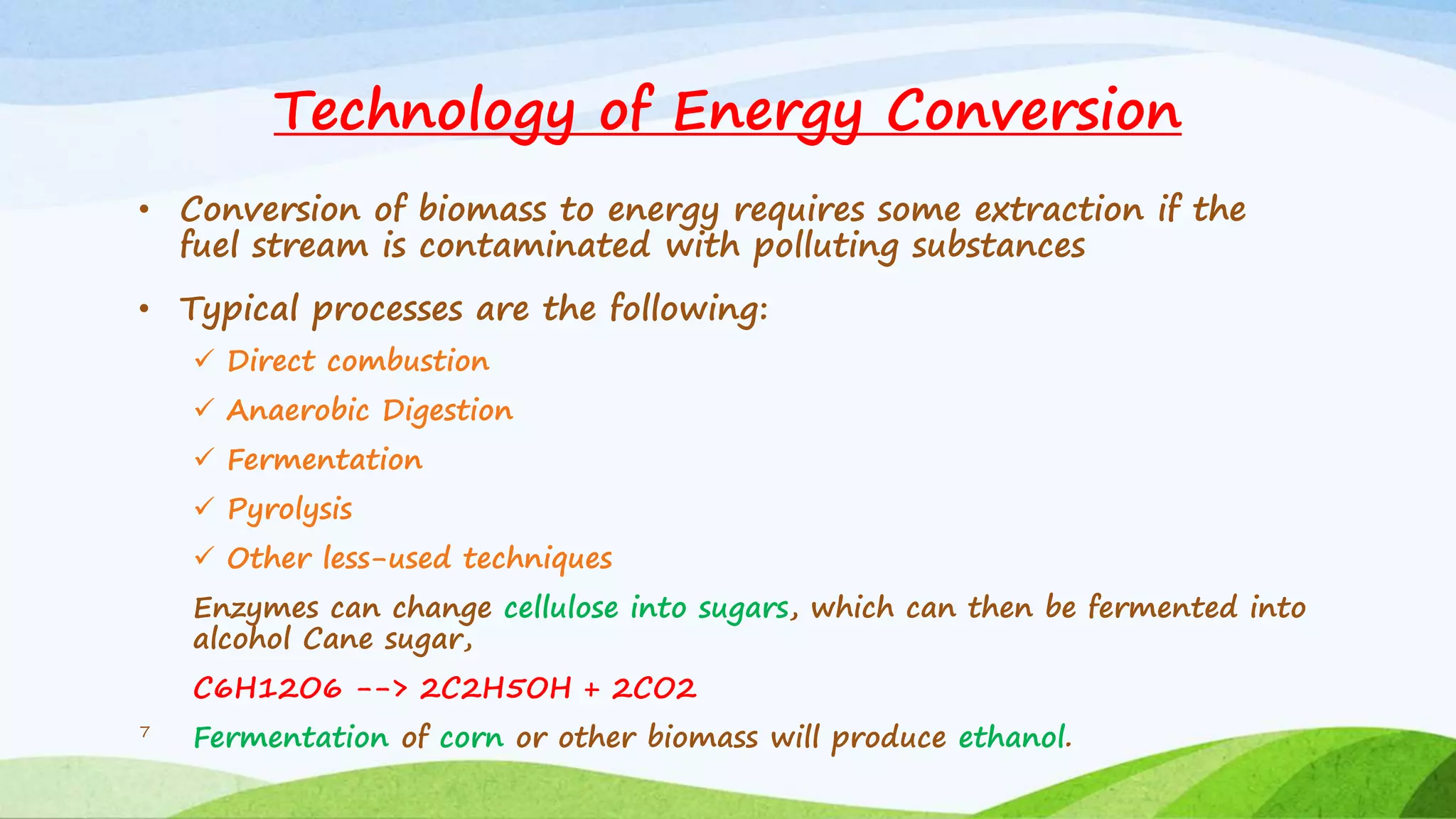 Efficient conversion of biomass & waste into valuable | PPT