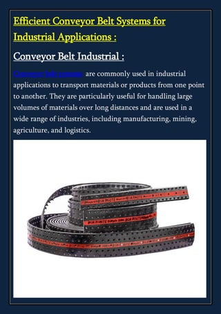 Efficient Conveyor Belt Systems for Industrial Applications.pdf