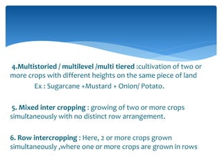 Efficient crops and cropping systems in dry land agriculture | PPTX