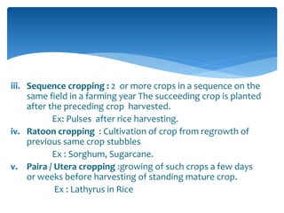 Efficient crops and cropping systems in dry land agriculture | PPTX