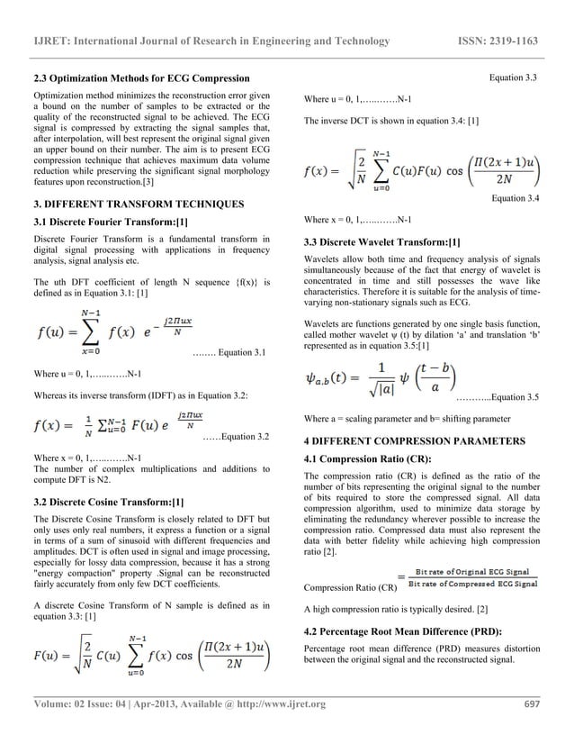 Efficient data compression of ecg signal using discrete wavelet transform | PDF