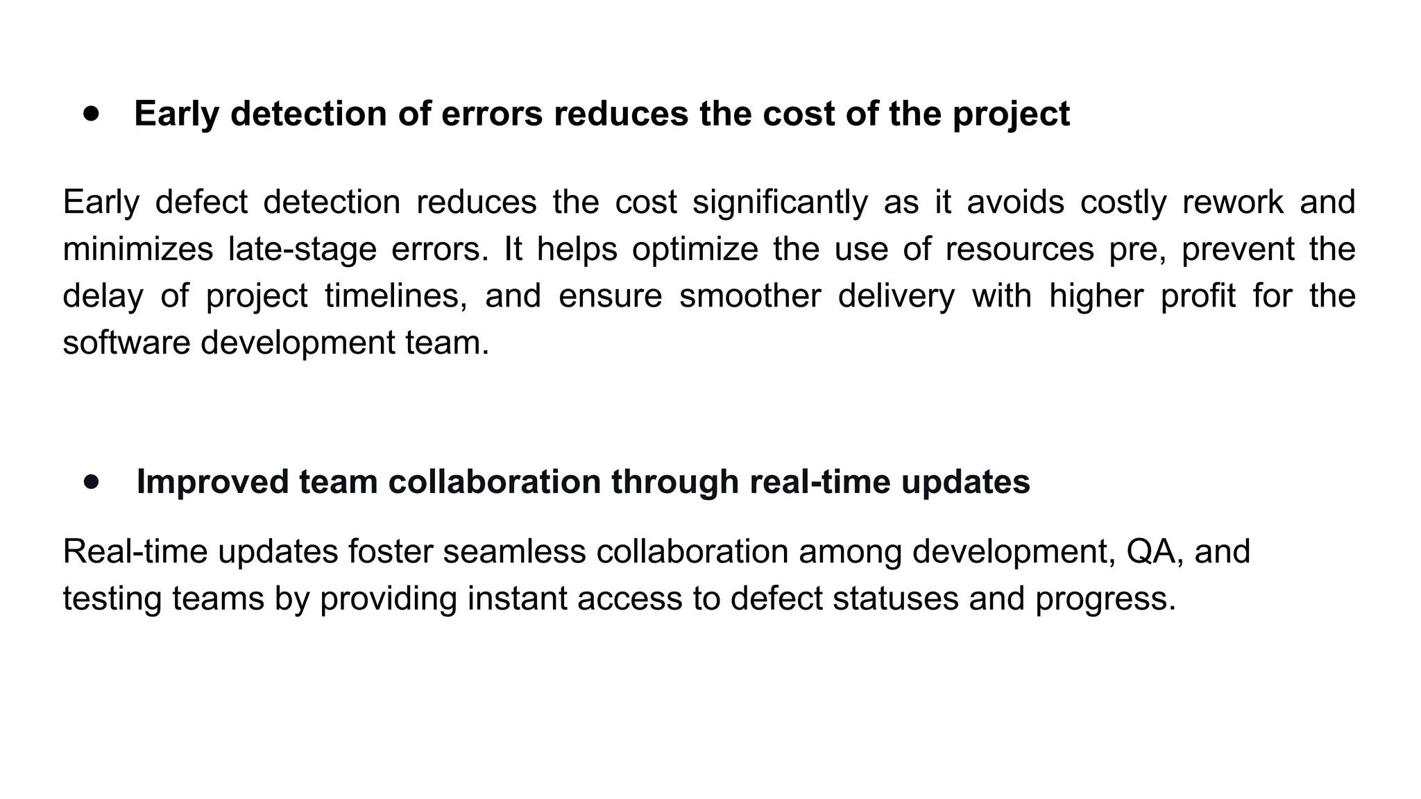 Efficient Defect Management in Software Management | PPTX
