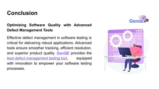 Efficient Defect Management in Software Management | PPT