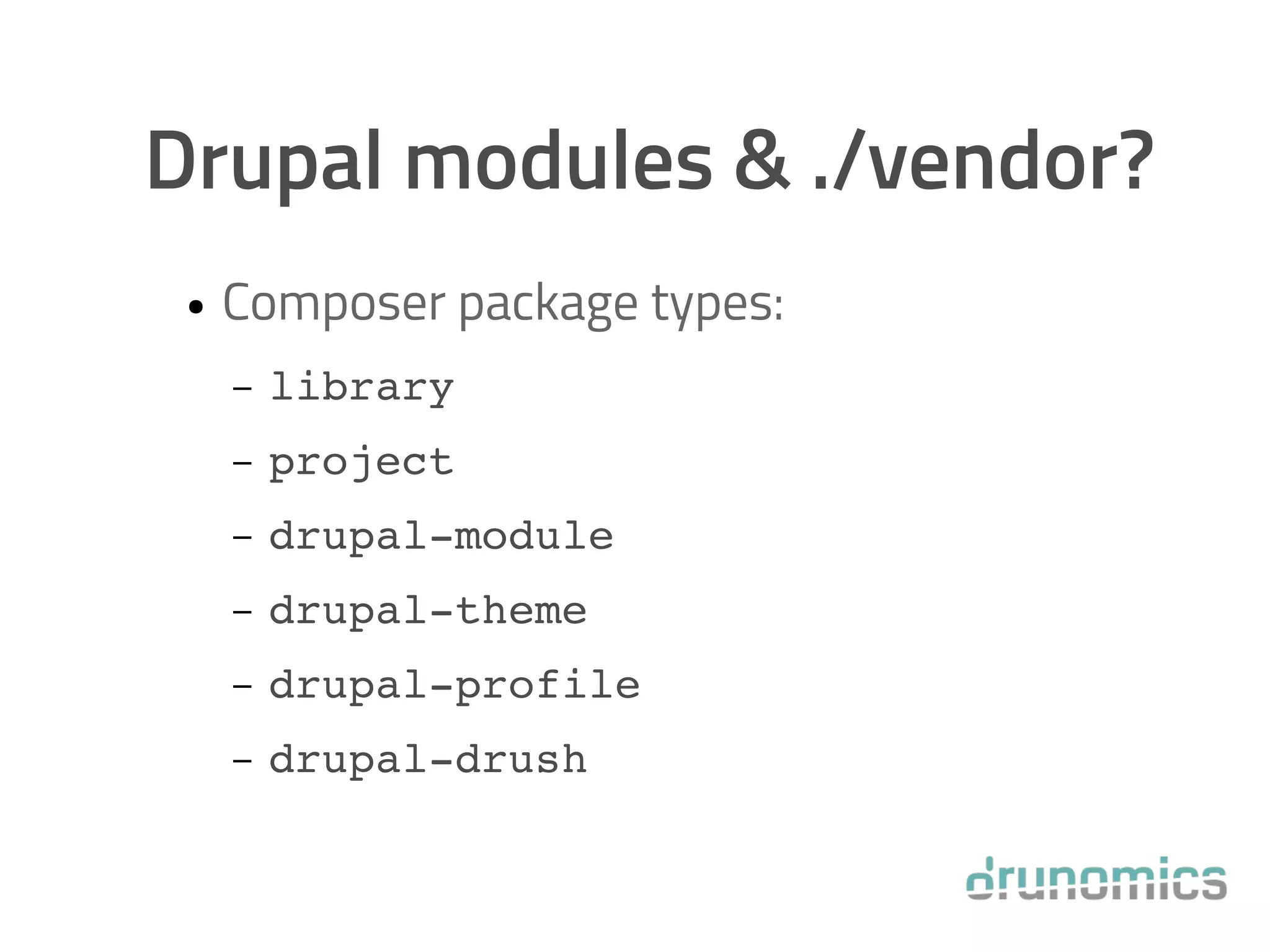 Efficient development workflows with composer | PPT