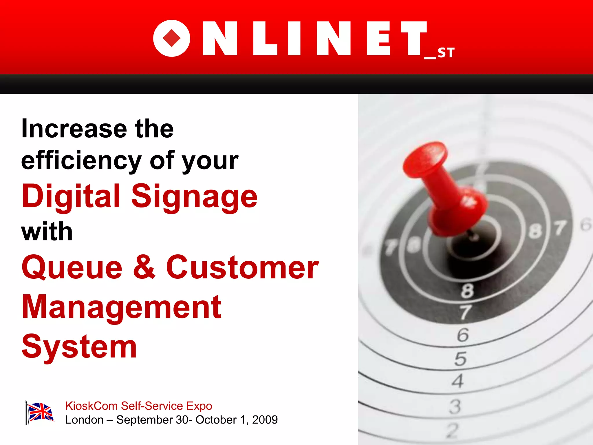 Efficient Digital Signage With Queue Management System | PPSX | Business | Business and Finance